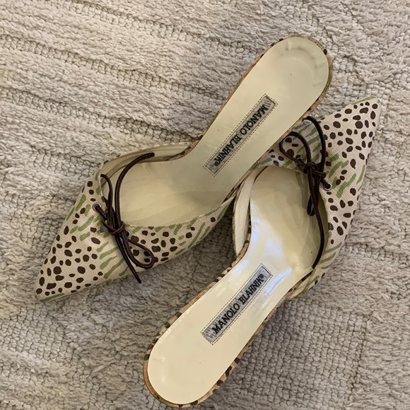 Manolo Blahnik | Shoes | Authentic Manolo Blahnik Mule Heels | Poshmark